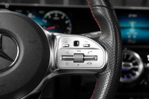 Grey Mercedes-Benz CLA 180 2019 in Riga, with an engine capacity of 1.33 L and mileage of 93 thousand km for 26900 €, photo 25 on AUTOMOTO.COM.LV