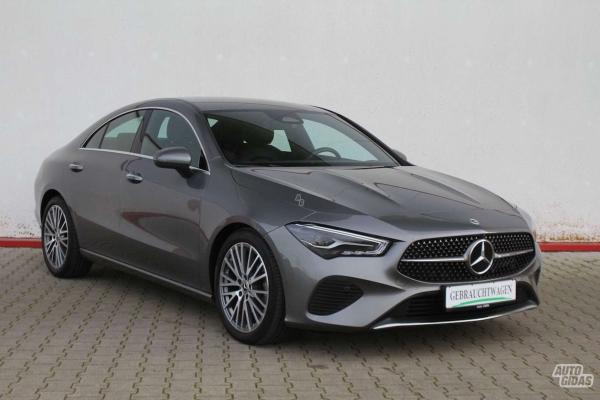 Grey Mercedes-Benz CLA 180 2024 in Kaunas, with an engine capacity of 2.00 L and mileage of 44 thousand km for 31596 €, photo 1 on AUTOMOTO.COM.LV