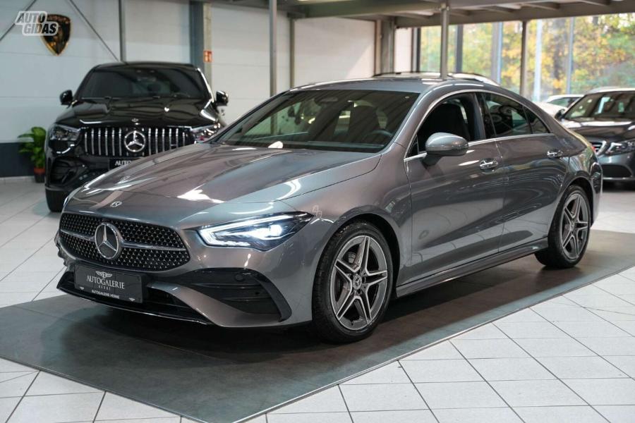 Grey Mercedes-Benz CLA 180 2024 in Kaunas, with an engine capacity of 1.30 L and mileage of 13 thousand km for 33009 €, photo 1 on AUTOMOTO.COM.LV