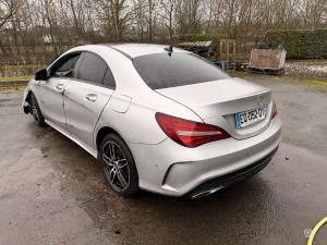 Grey Mercedes-Benz CLA 180 2017 in Taurage, with an engine capacity of 1.60 L and mileage of 127 thousand km for 8700 €, photo 4 on AUTOMOTO.COM.LV