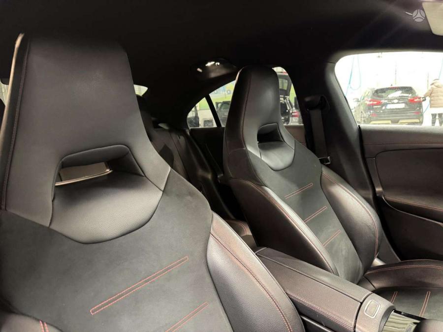 Grey Mercedes-Benz CLA 180 2019 in Vilnius, with an engine capacity of 1.33 L and mileage of 94 thousand km for 22900 €, photo 15 on AUTOMOTO.COM.LV