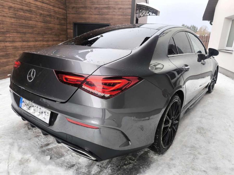 Pelēks Mercedes-Benz CLA 180 2019 Šauļi, ar dzinēja tilpumu 1.46 L un nobraukumu 103 tūkst. km par 13900 €, foto 2 vietnē AUTOMOTO.COM.LV