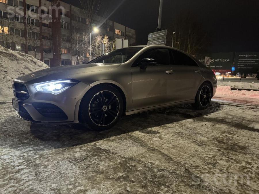 Pelēks Mercedes-Benz CLA 180 2020 Tukums, ar dzinēja tilpumu 1.40 L un nobraukumu 33 tūkst. km par 28200 €, foto 3 vietnē AUTOMOTO.COM.LV