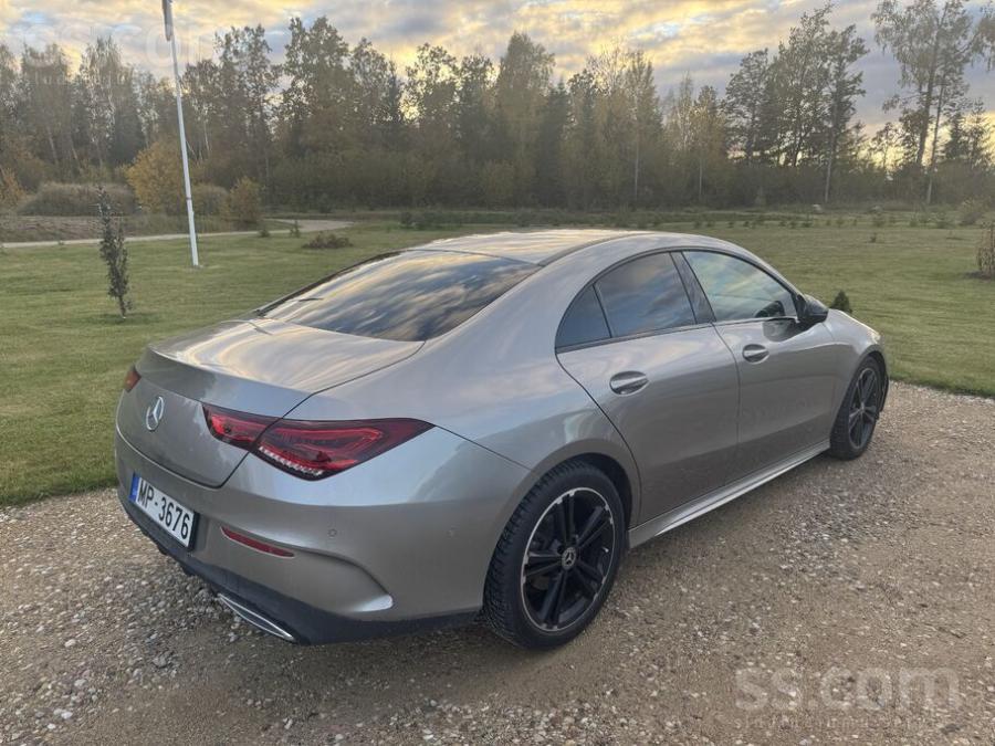 Pelēks Mercedes-Benz CLA 180 2020 Tukums, ar dzinēja tilpumu 1.40 L un nobraukumu 33 tūkst. km par 28200 €, foto 4 vietnē AUTOMOTO.COM.LV