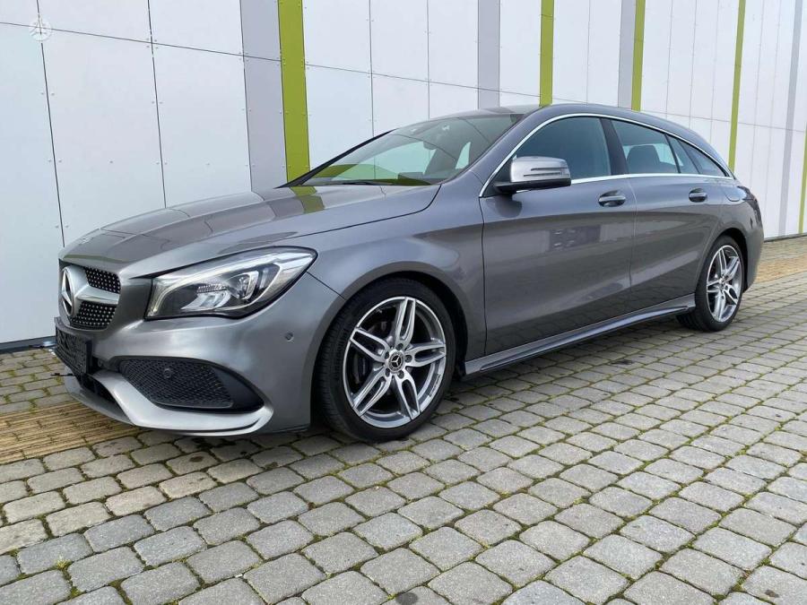 Pelēks Mercedes-Benz CLA 180 2018 Raseiniai, ar dzinēja tilpumu 1.46 L un nobraukumu 215 tūkst. km par 10900 €, foto 1 vietnē AUTOMOTO.COM.LV