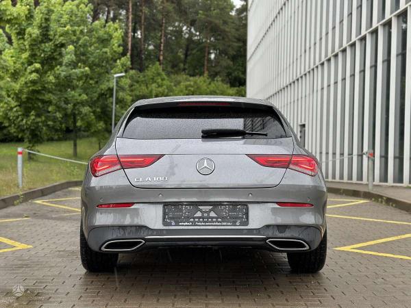 Grey Mercedes-Benz CLA 180 2019 in Vilnius, with an engine capacity of 1.33 L and mileage of 105 thousand km for 19999 €, photo 5 on AUTOMOTO.COM.LV