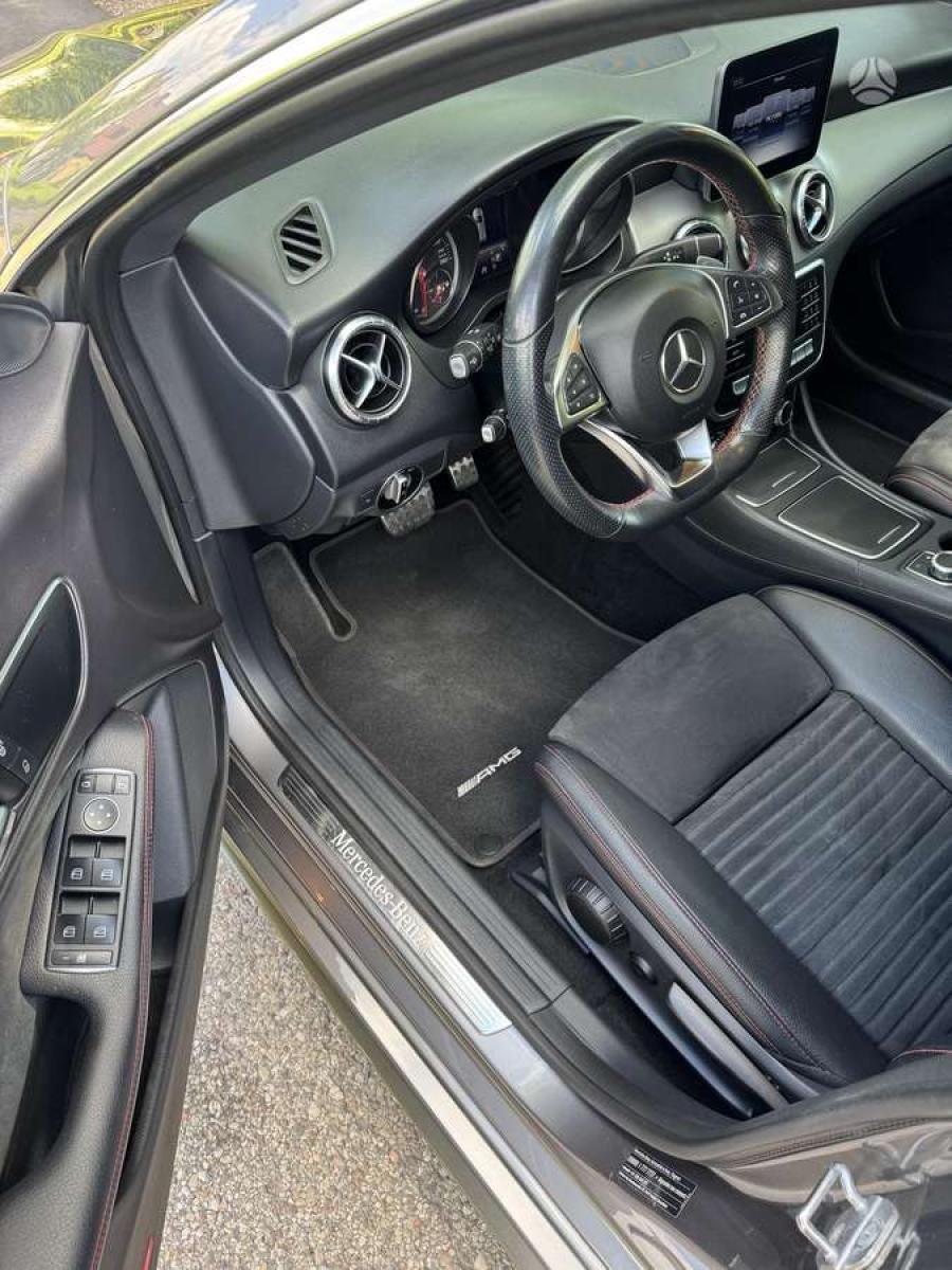 Grey Mercedes-Benz CLA 180 2019 in Alytus, with an engine capacity of 1.60 L and mileage of 211 thousand km for 10999 €, photo 17 on AUTOMOTO.COM.LV