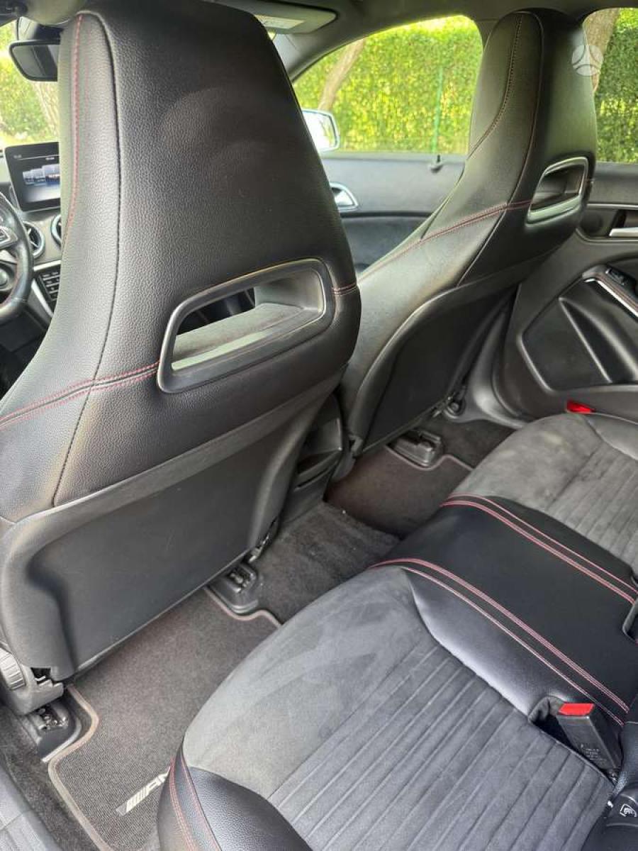 Grey Mercedes-Benz CLA 180 2019 in Alytus, with an engine capacity of 1.60 L and mileage of 211 thousand km for 10999 €, photo 21 on AUTOMOTO.COM.LV