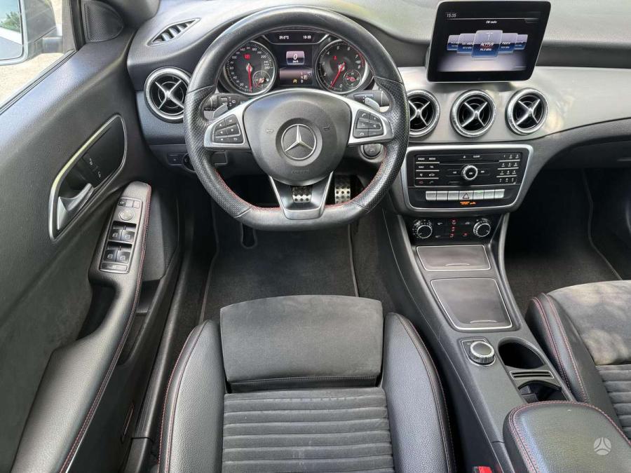 Grey Mercedes-Benz CLA 180 2019 in Alytus, with an engine capacity of 1.60 L and mileage of 211 thousand km for 10999 €, photo 25 on AUTOMOTO.COM.LV