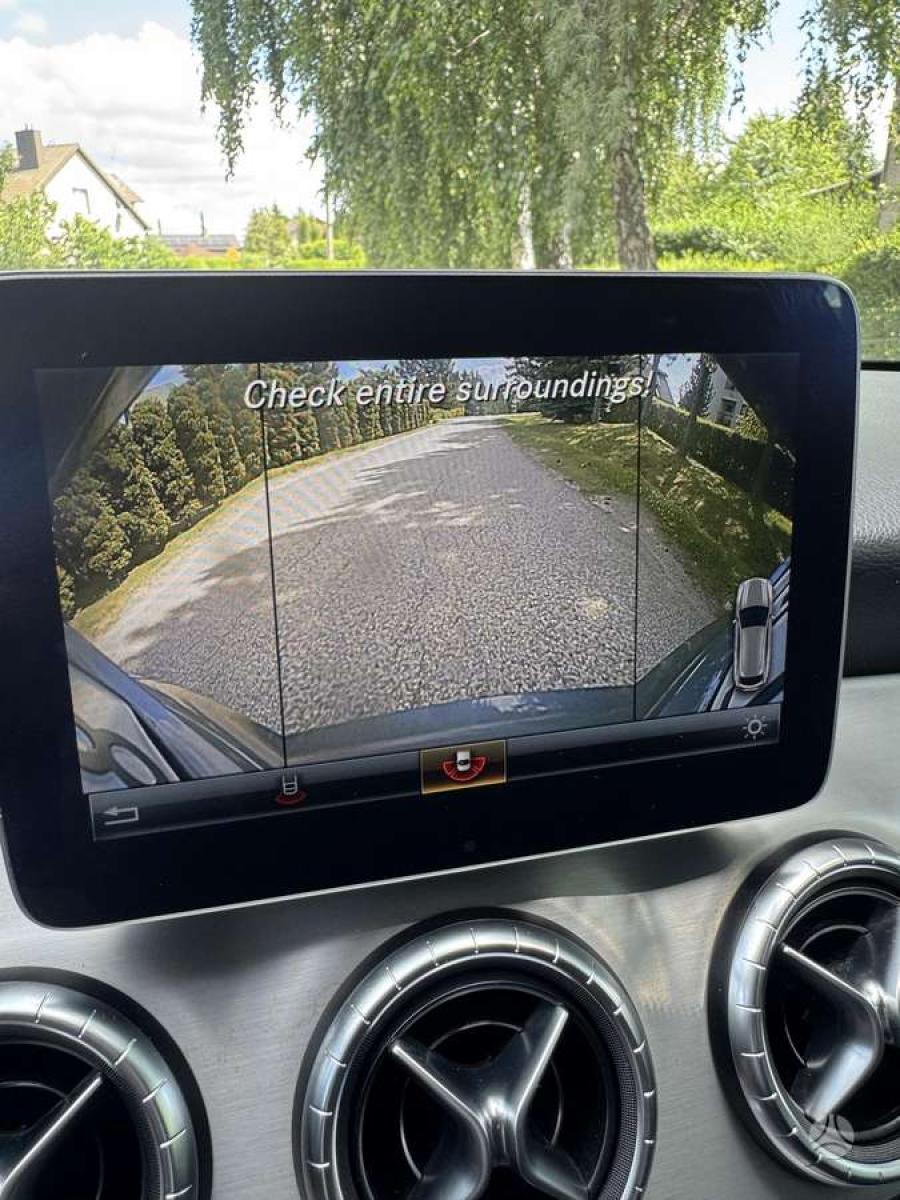 Grey Mercedes-Benz CLA 180 2019 in Alytus, with an engine capacity of 1.60 L and mileage of 211 thousand km for 10999 €, photo 29 on AUTOMOTO.COM.LV