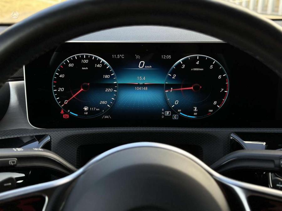 Серый Мерседес ЦЛА 180 2019 в Вильнюс, объемом двигателя 1.33 л и пробегом 105 тыс. км за 18199 €, фото 21 на AUTOMOTO.COM.LV