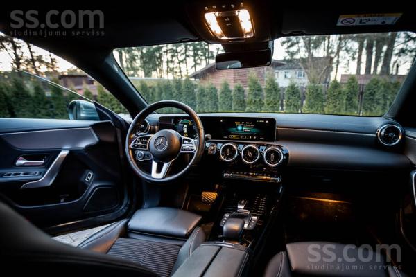 Grey Mercedes-Benz CLA 180 2020 in Riga, with an engine capacity of 1.50 L and mileage of 207 thousand km for 18500 €, photo 7 on AUTOMOTO.COM.LV