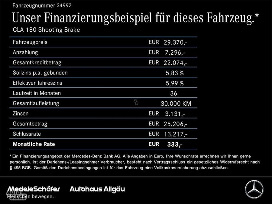 Grey Mercedes-Benz CLA 180 2024 in Kaunas, with an engine capacity of 1.30 L and mileage of 11 thousand km for 32560 €, photo 10 on AUTOMOTO.COM.LV