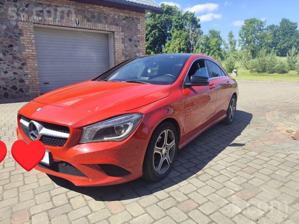 Red Mercedes-Benz CLA 180 2014 in Cesis, with an engine capacity of 1.80 L and mileage of 111 thousand km for 12000 €, photo 5 on AUTOMOTO.COM.LV