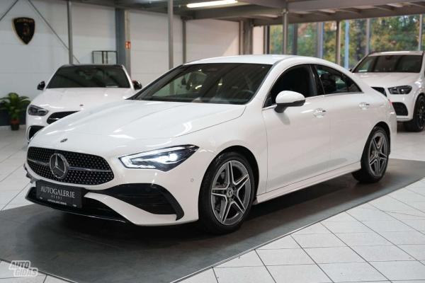 White Mercedes-Benz CLA 180 2024 in Kaunas, with an engine capacity of 1.30 L and mileage of 19 thousand km for 33167 €, photo 1 on AUTOMOTO.COM.LV