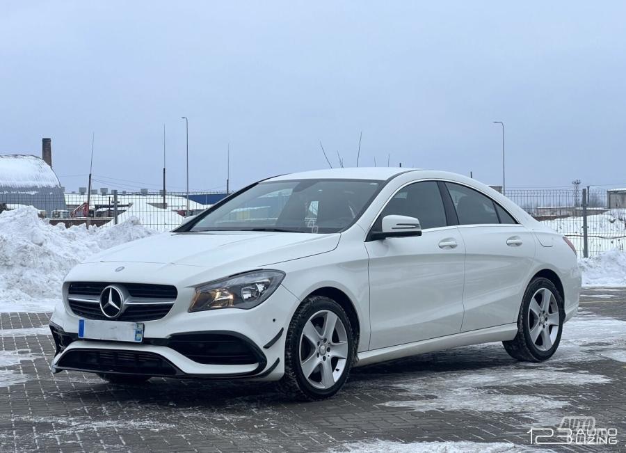 White Mercedes-Benz CLA 180 2015 in Taurage, with an engine capacity of 1.50 L and mileage of 165 thousand km for 9000 €, photo 1 on AUTOMOTO.COM.LV