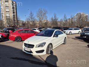 White Mercedes-Benz CLA 180 2015 in Riga, with an engine capacity of 1.60 L and mileage of 56 thousand km for 18990 €, photo 4 on AUTOMOTO.COM.LV