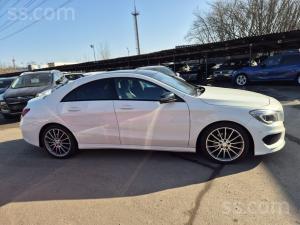 White Mercedes-Benz CLA 180 2015 in Riga, with an engine capacity of 1.60 L and mileage of 56 thousand km for 18990 €, photo 5 on AUTOMOTO.COM.LV