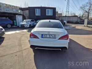 White Mercedes-Benz CLA 180 2015 in Riga, with an engine capacity of 1.60 L and mileage of 56 thousand km for 18990 €, photo 7 on AUTOMOTO.COM.LV