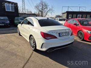 White Mercedes-Benz CLA 180 2015 in Riga, with an engine capacity of 1.60 L and mileage of 56 thousand km for 18990 €, photo 8 on AUTOMOTO.COM.LV