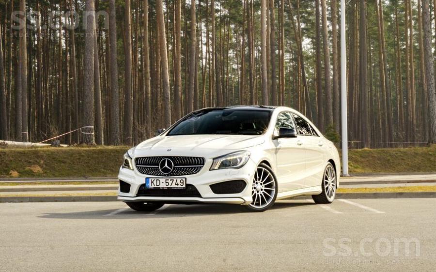 Balts Mercedes-Benz CLA 180 2015 Rīga, ar dzinēja tilpumu 1.60 L un nobraukumu 56 tūkst. km par 15590 €, foto 1 vietnē AUTOMOTO.COM.LV