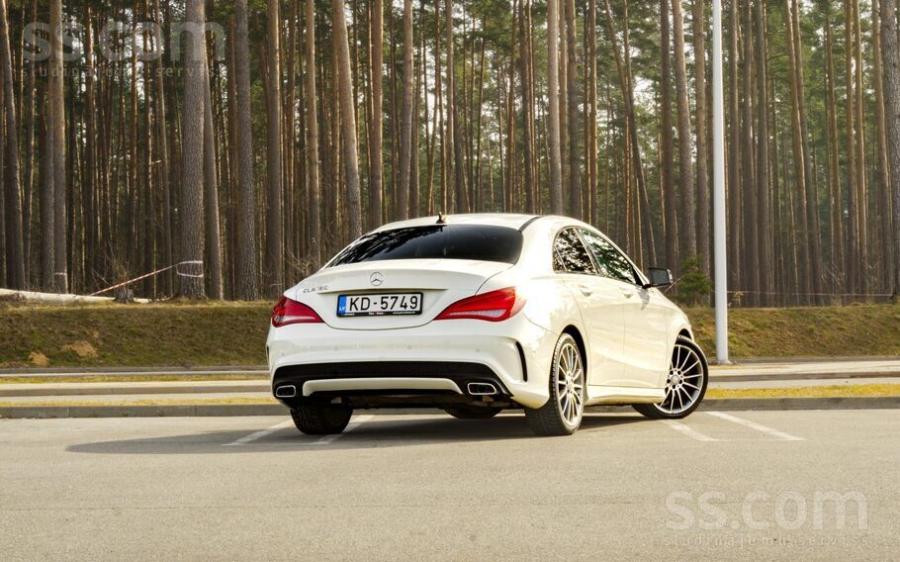 Balts Mercedes-Benz CLA 180 2015 Rīga, ar dzinēja tilpumu 1.60 L un nobraukumu 56 tūkst. km par 15590 €, foto 7 vietnē AUTOMOTO.COM.LV