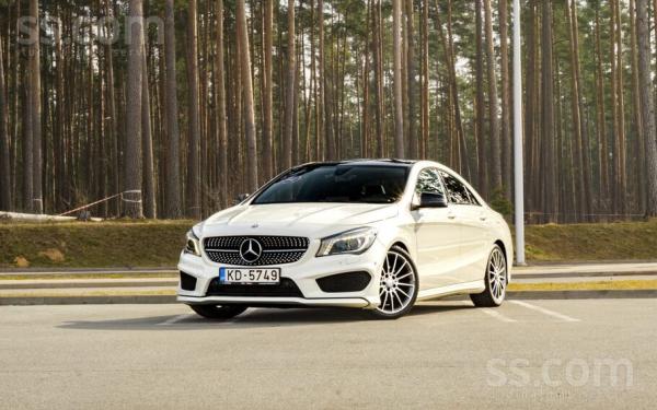 Balts Mercedes-Benz CLA 180 2015 Rīga, ar dzinēja tilpumu 1.60 L un nobraukumu 56 tūkst. km par 16590 €, foto 1 vietnē AUTOMOTO.COM.LV