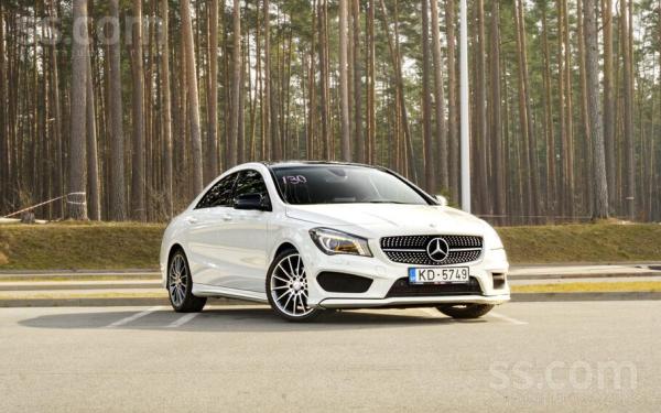 Balts Mercedes-Benz CLA 180 2015 Rīga, ar dzinēja tilpumu 1.60 L un nobraukumu 56 tūkst. km par 16590 €, foto 2 vietnē AUTOMOTO.COM.LV