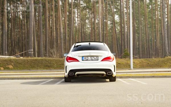 Balts Mercedes-Benz CLA 180 2015 Rīga, ar dzinēja tilpumu 1.60 L un nobraukumu 56 tūkst. km par 16590 €, foto 6 vietnē AUTOMOTO.COM.LV