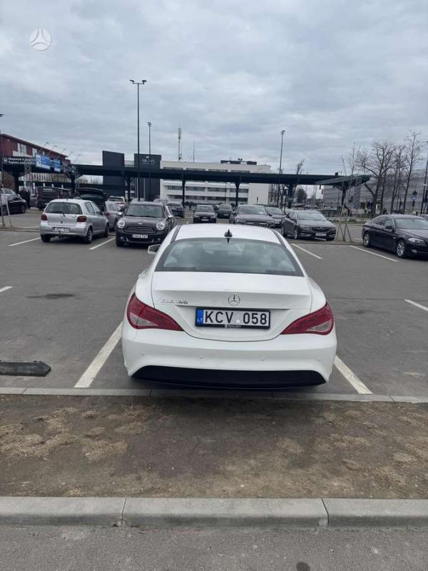 Balts Mercedes-Benz CLA 180 2017 Viļņa, ar dzinēja tilpumu 1.60 L un nobraukumu 116 tūkst. km par 12900 €, foto 5 vietnē AUTOMOTO.COM.LV