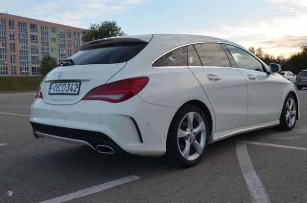 White Mercedes-Benz CLA 180 2015 in Siauliai, with an engine capacity of 1.60 L and mileage of 351 thousand km for 12500 €, photo 5 on AUTOMOTO.COM.LV