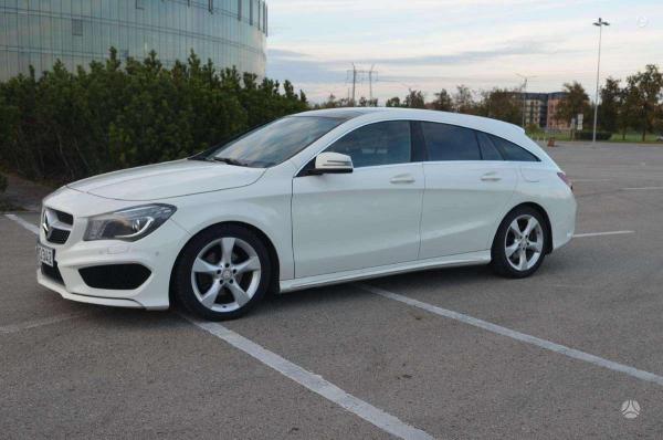 White Mercedes-Benz CLA 180 2015 in Siauliai, with an engine capacity of 1.60 L and mileage of 351 thousand km for 12500 €, photo 8 on AUTOMOTO.COM.LV