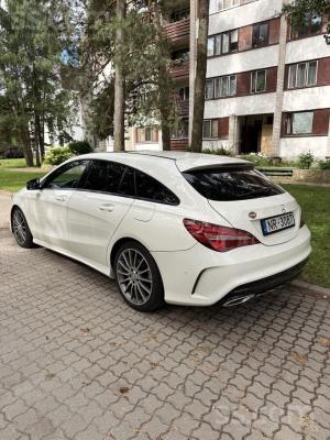 White Mercedes-Benz CLA 180 2017 in Jurmala, with an engine capacity of 1.50 L and mileage of 189 thousand km for 13700 €, photo 4 on AUTOMOTO.COM.LV