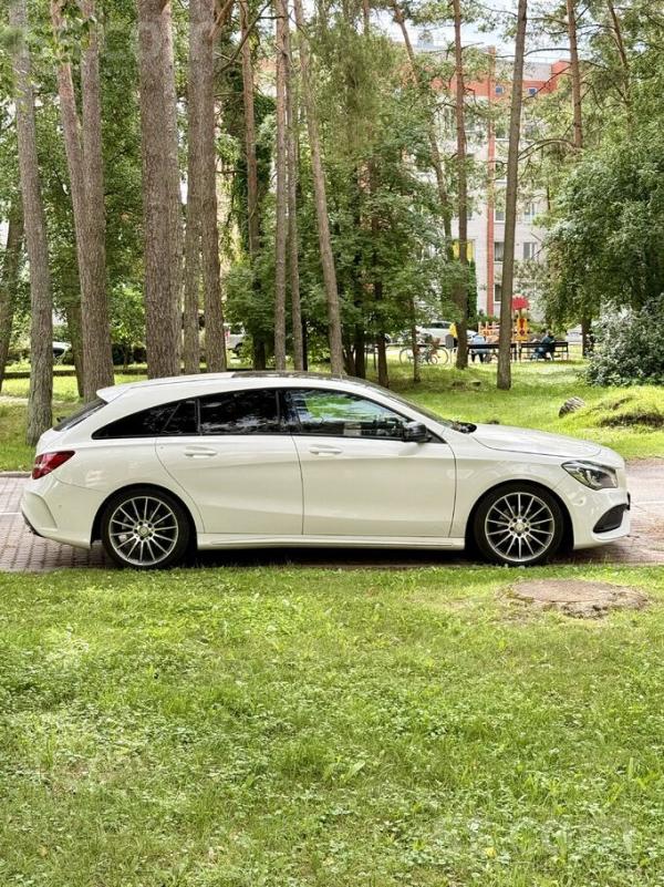 White Mercedes-Benz CLA 180 2017 in Jurmala, with an engine capacity of 1.50 L and mileage of 189 thousand km for 13700 €, photo 4 on AUTOMOTO.COM.LV