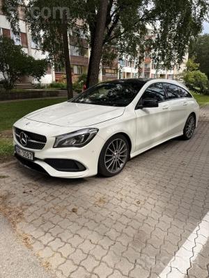 White Mercedes-Benz CLA 180 2017 in Jurmala, with an engine capacity of 1.50 L and mileage of 189 thousand km for 13700 €, photo 6 on AUTOMOTO.COM.LV