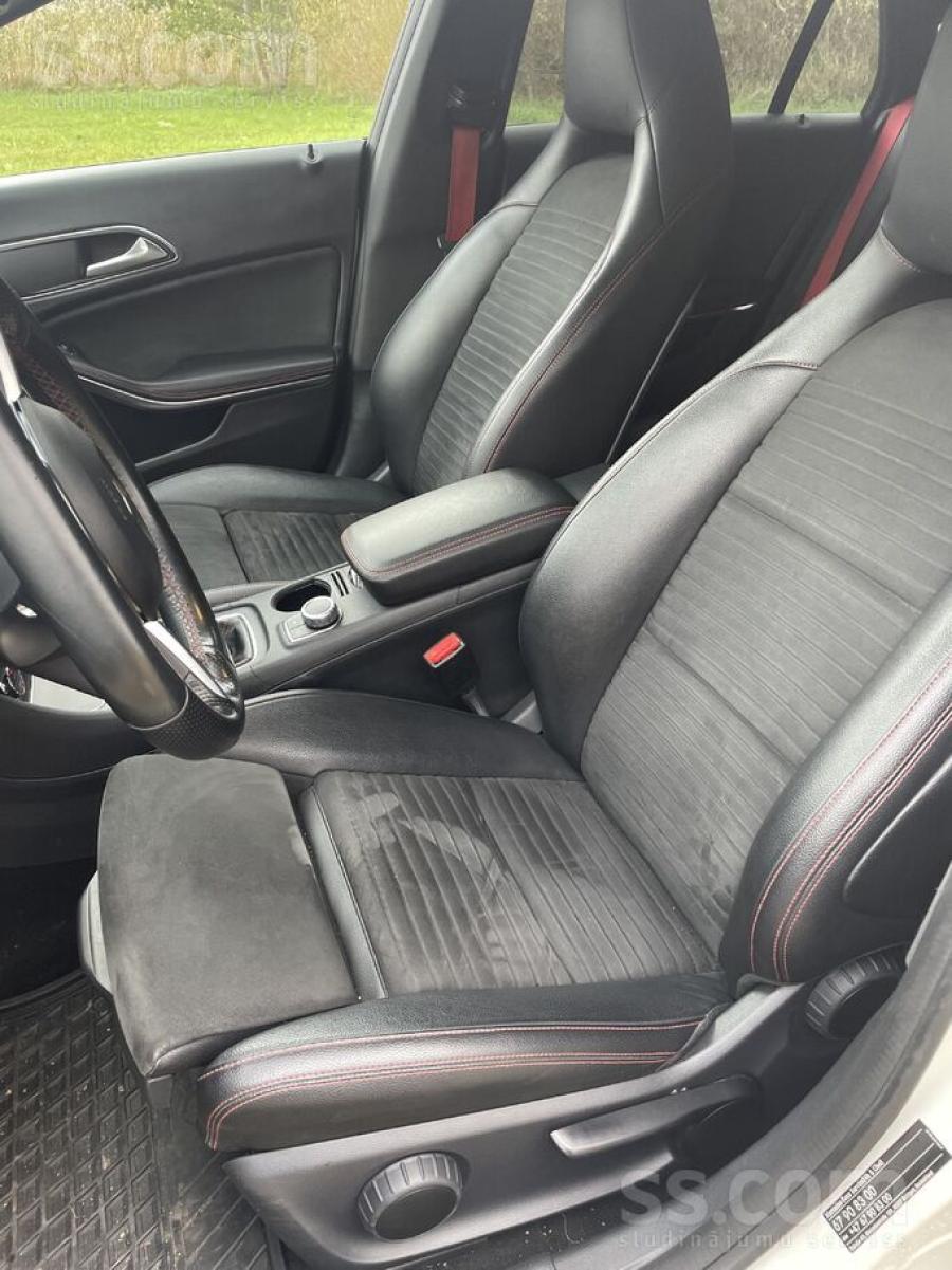 White Mercedes-Benz CLA 180 2017 in Jurmala, with an engine capacity of 1.50 L and mileage of 189 thousand km for 13700 €, photo 11 on AUTOMOTO.COM.LV