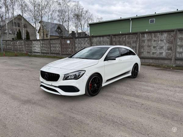 White Mercedes-Benz CLA 180 2017 in Kaunas, with an engine capacity of 1.46 L and mileage of 157 thousand km for 10200 €, photo 3 on AUTOMOTO.COM.LV