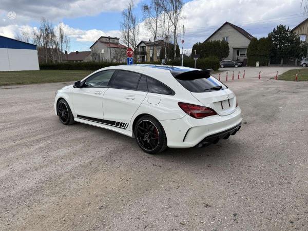White Mercedes-Benz CLA 180 2017 in Kaunas, with an engine capacity of 1.46 L and mileage of 157 thousand km for 10200 €, photo 4 on AUTOMOTO.COM.LV