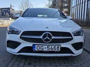 White Mercedes-Benz CLA 180 2020 in Riga, with an engine capacity of 1.40 L and mileage of 201 thousand km for 16490 €, photo 3 on AUTOMOTO.COM.LV