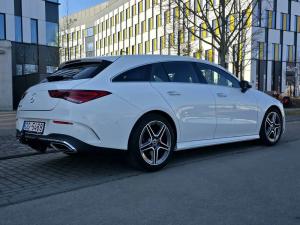 White Mercedes-Benz CLA 180 2020 in Riga, with an engine capacity of 1.40 L and mileage of 201 thousand km for 16490 €, photo 6 on AUTOMOTO.COM.LV