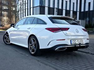 White Mercedes-Benz CLA 180 2020 in Riga, with an engine capacity of 1.40 L and mileage of 201 thousand km for 16490 €, photo 8 on AUTOMOTO.COM.LV