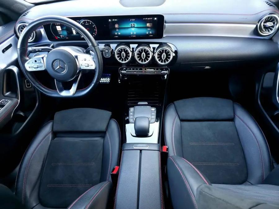 White Mercedes-Benz CLA 180 2020 in Riga, with an engine capacity of 1.40 L and mileage of 201 thousand km for 16490 €, photo 11 on AUTOMOTO.COM.LV
