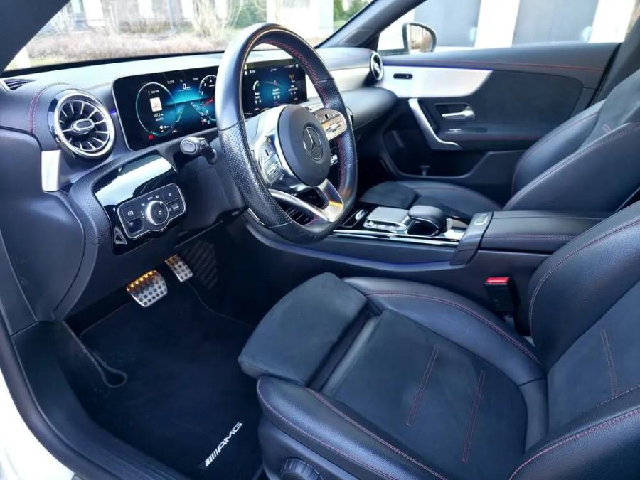 White Mercedes-Benz CLA 180 2020 in Riga, with an engine capacity of 1.40 L and mileage of 201 thousand km for 16490 €, photo 12 on AUTOMOTO.COM.LV