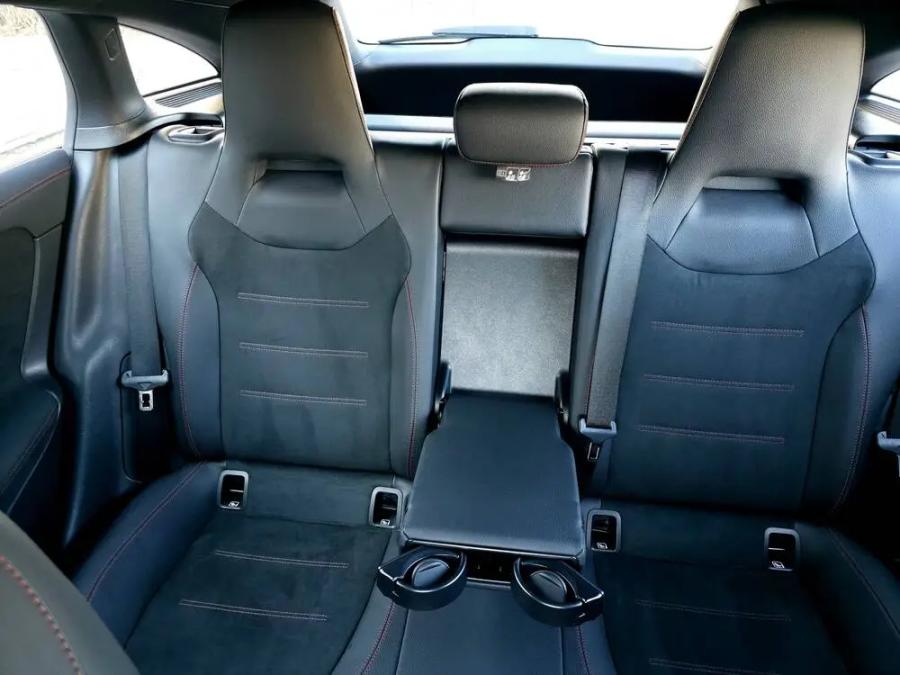 White Mercedes-Benz CLA 180 2020 in Riga, with an engine capacity of 1.40 L and mileage of 201 thousand km for 16490 €, photo 25 on AUTOMOTO.COM.LV