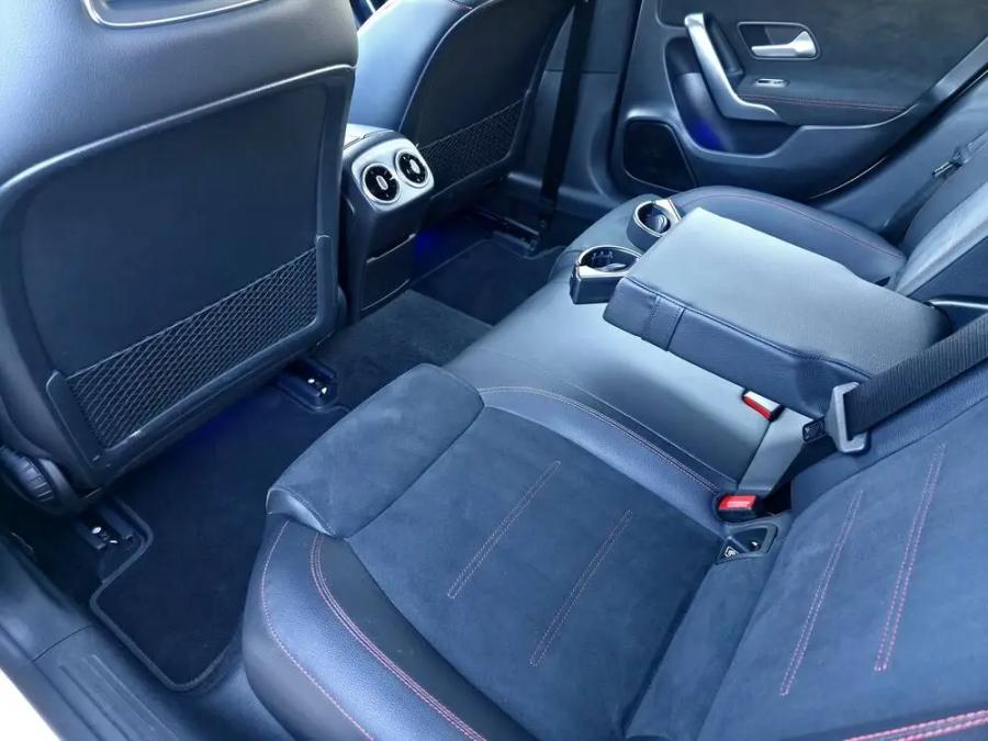 White Mercedes-Benz CLA 180 2020 in Riga, with an engine capacity of 1.40 L and mileage of 201 thousand km for 16490 €, photo 26 on AUTOMOTO.COM.LV