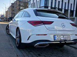 White Mercedes-Benz CLA 180 2020 in Riga, with an engine capacity of 1.40 L and mileage of 201 thousand km for 16490 €, photo 31 on AUTOMOTO.COM.LV