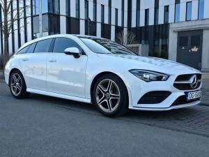 White Mercedes-Benz CLA 180 2020 in Riga, with an engine capacity of 1.40 L and mileage of 201 thousand km for 16490 €, photo 32 on AUTOMOTO.COM.LV
