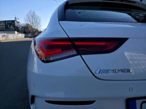 White Mercedes-Benz CLA 180 2020 in Riga, with an engine capacity of 1.40 L and mileage of 201 thousand km for 16490 €, photo 34 on AUTOMOTO.COM.LV