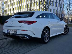 White Mercedes-Benz CLA 180 2020 in Riga, with an engine capacity of 1.40 L and mileage of 201 thousand km for 16490 €, photo 37 on AUTOMOTO.COM.LV