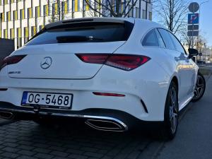 White Mercedes-Benz CLA 180 2020 in Riga, with an engine capacity of 1.40 L and mileage of 201 thousand km for 16490 €, photo 44 on AUTOMOTO.COM.LV